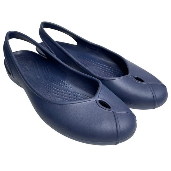 CROCS | Shoes | Crocs Olivia Ii Sling Back Flats Womens Slip On Comfort ...